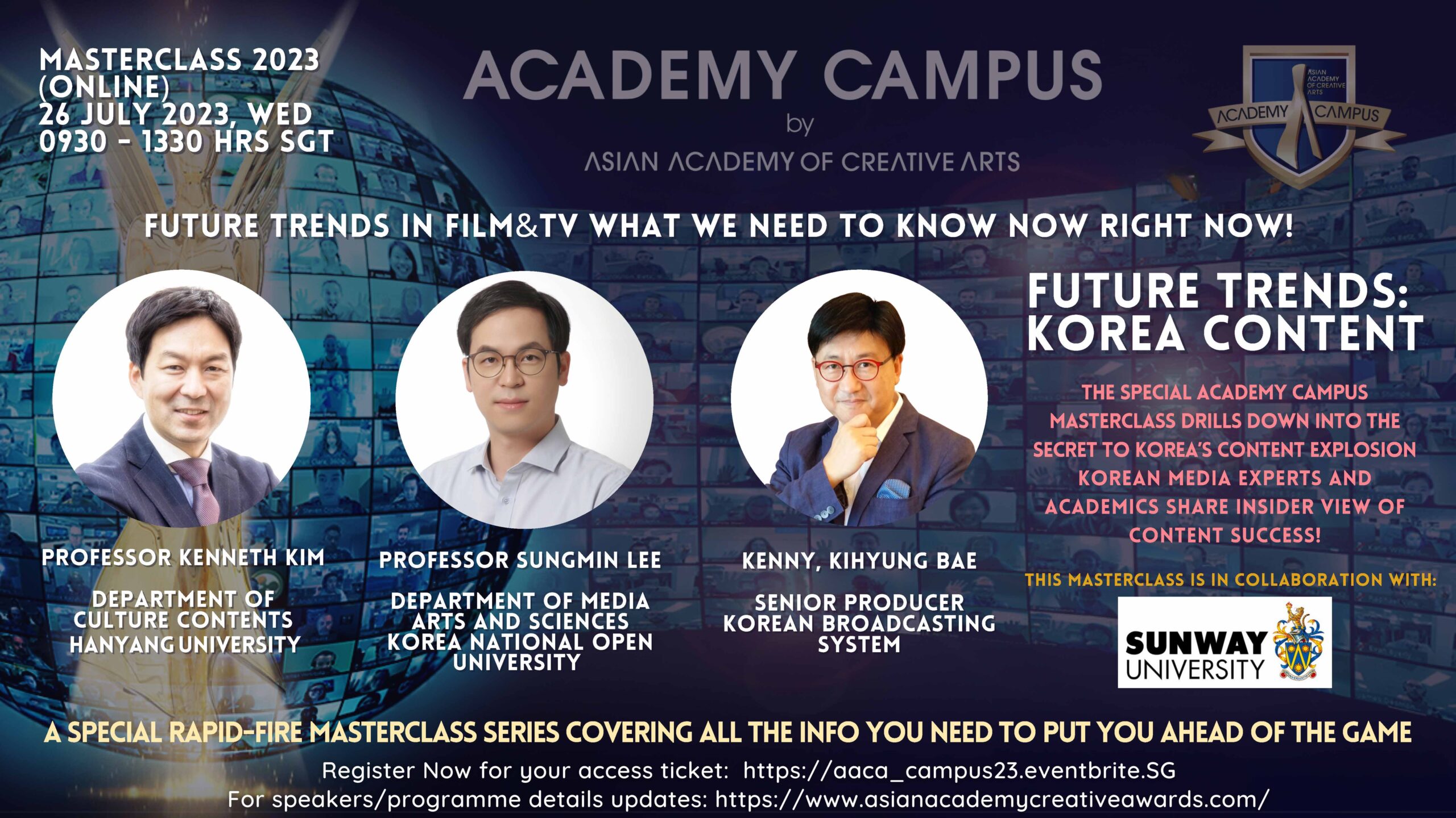 2023 Masterclass Series - Asian Academy Creative Awards